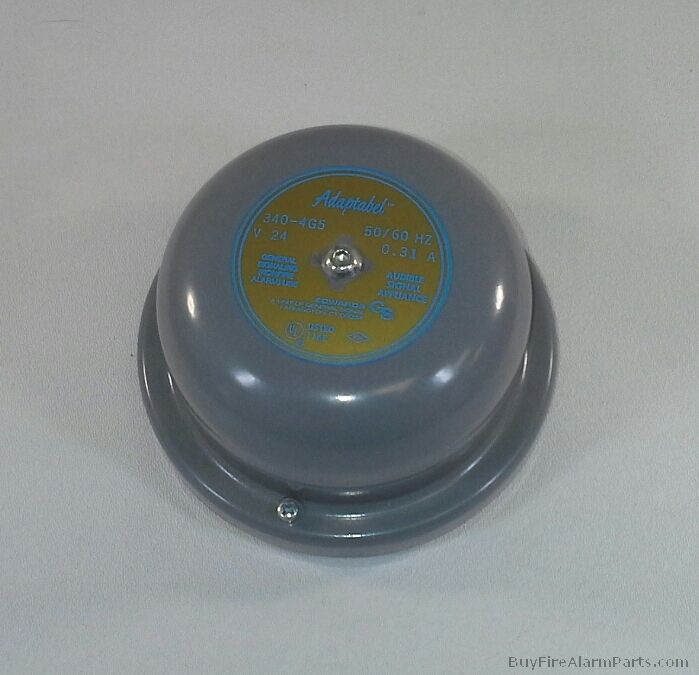 Edwards EST 340-4G5 24v 50/60Hz Gray 6 inch Bell