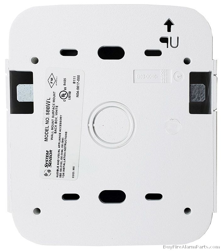 System Sensor SBBWL L-Series Backbox (White)
