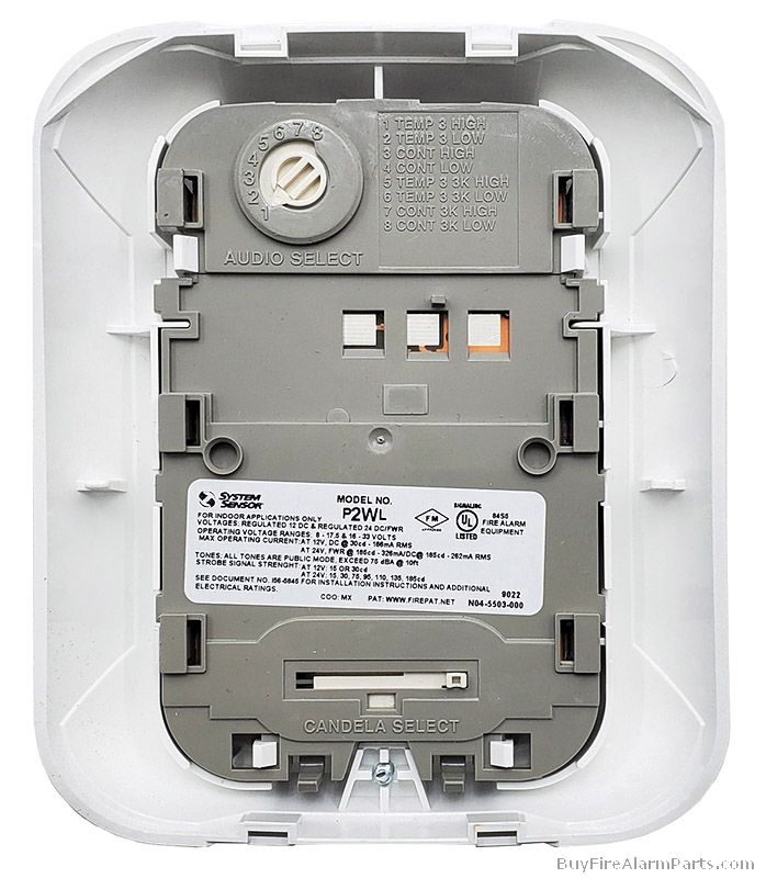 System Sensor P2WL L-Series Horn Strobe (White)