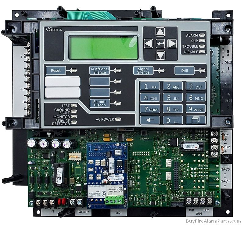Kidde VS1-GD (64-Point Intelligent FACP w/ Dialer, Gray Door)