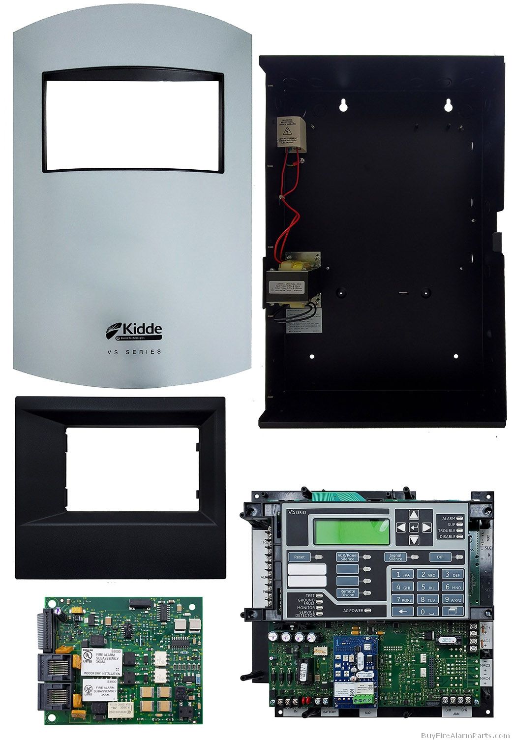 Kidde VS1-GD (64-Point Intelligent FACP w/ Dialer, Gray Door)