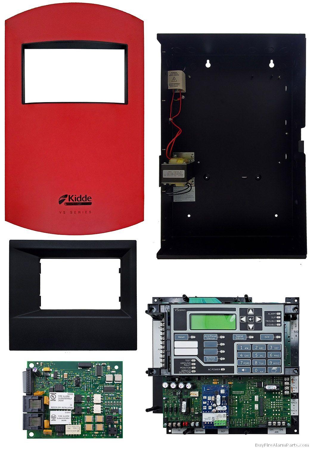 Kidde VS1-RD (64-Point Intelligent FACP w/ Dialer, Red Door)