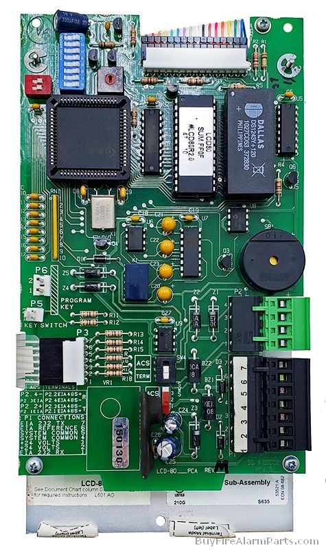 Notifier LCD-80 Annunciator