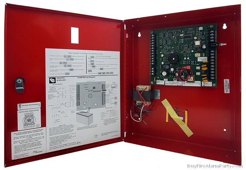 Silent Knight 5104 Fire Alarm Communicator Board (w/ Cabinet)