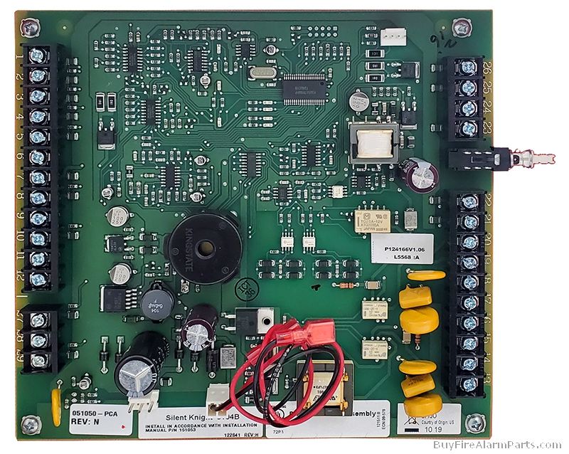 Silent Knight 5104 Fire Alarm Communicator Board (w/ Cabinet)