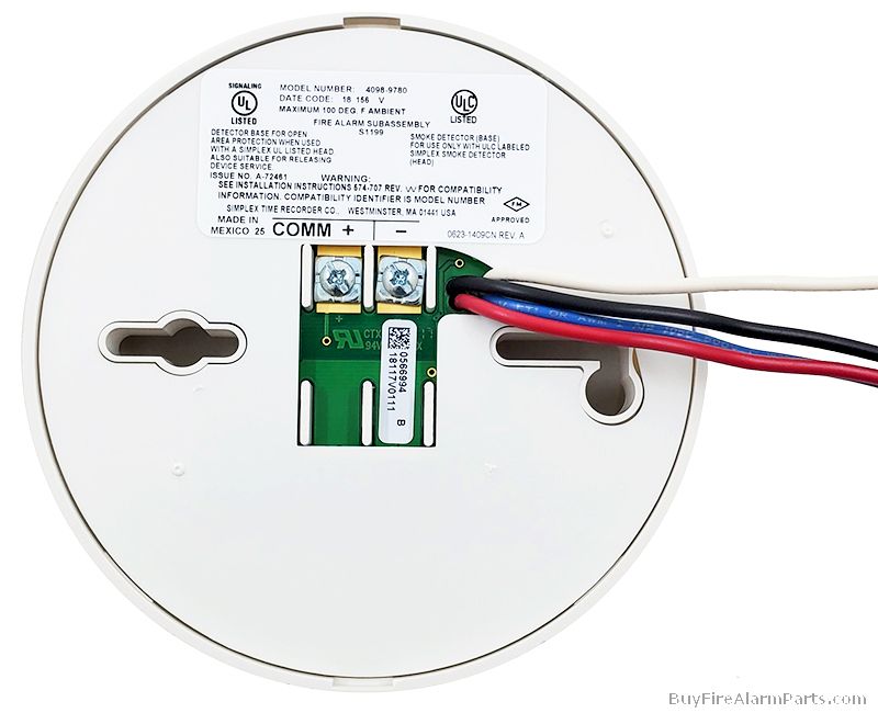 Simplex 4098-9780 Supervised Relay Base