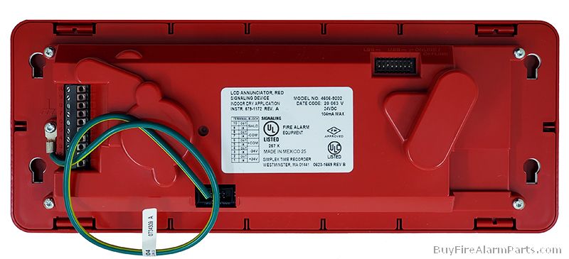 Simplex 4606-9202 Remote LCD Annunciator