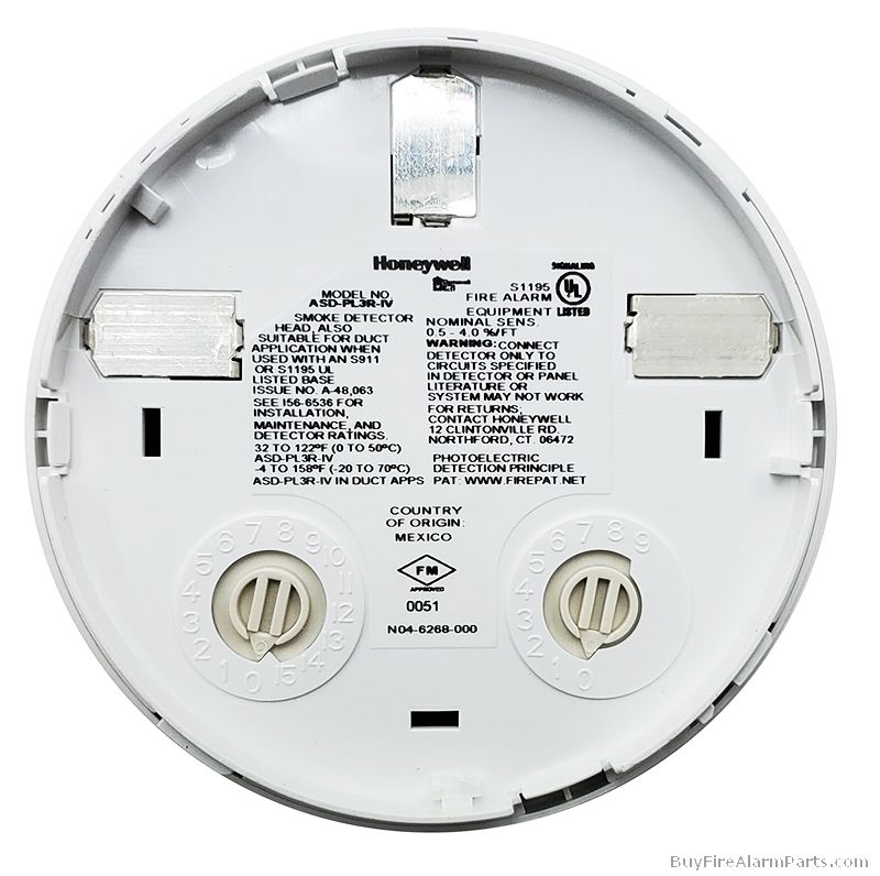 Gamewell FCI ASD-PL3R Intelligent Photoelectric Smoke Sensor w/ Remote ...