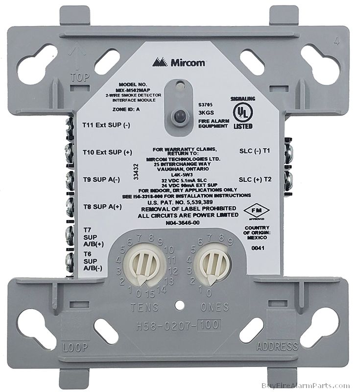 Mircom MIX-M502MAP Interface Module