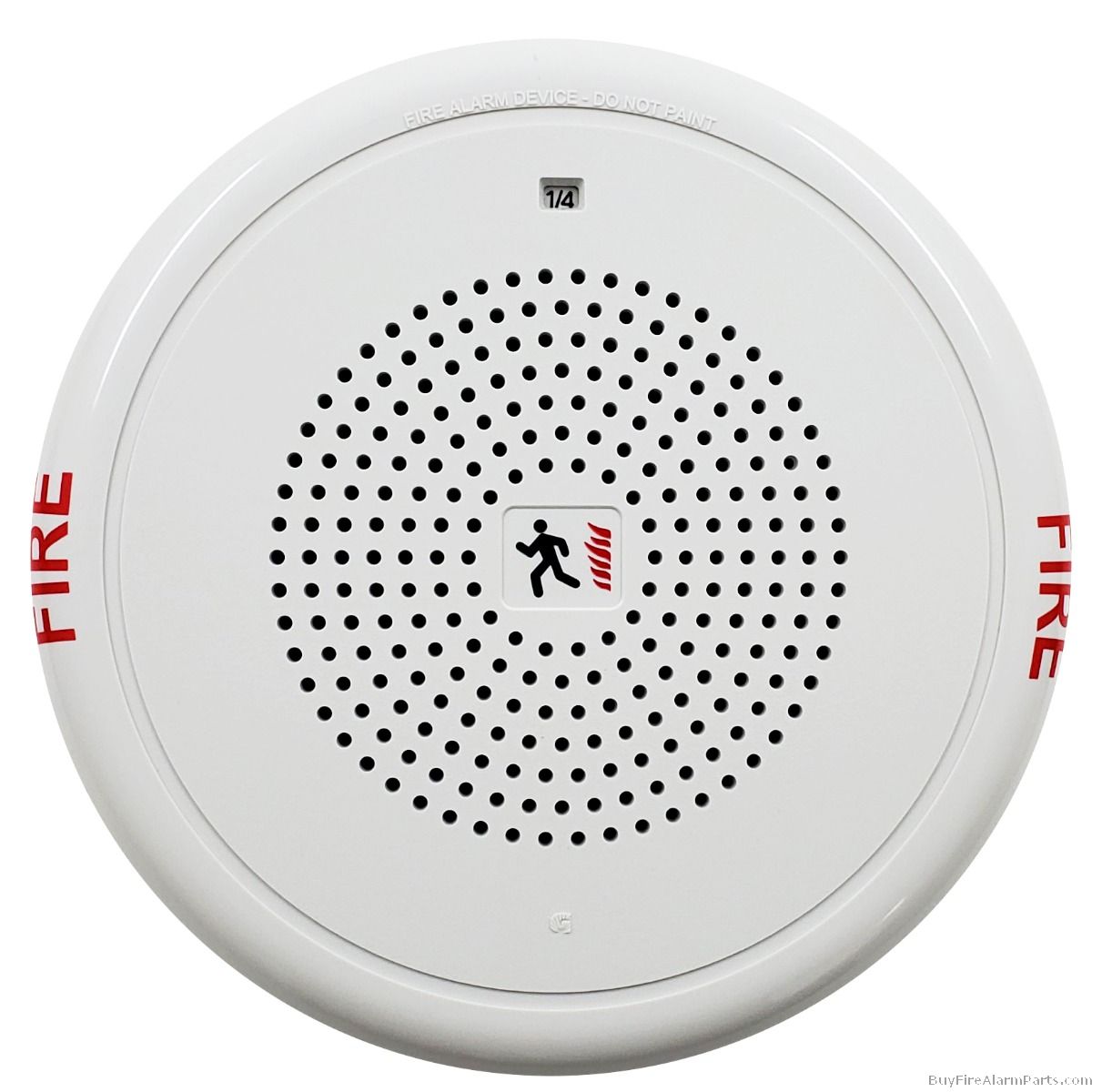 Edwards EST GCHFWF-S2 Ceiling Speaker w/ Fire Marking