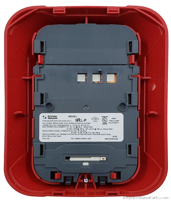 System Sensor SRL-P Wall Mount Strobe