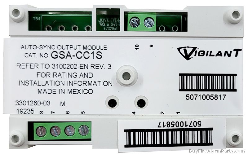 Kidde GSA-CC1S Single Input Signal Synchronization Module