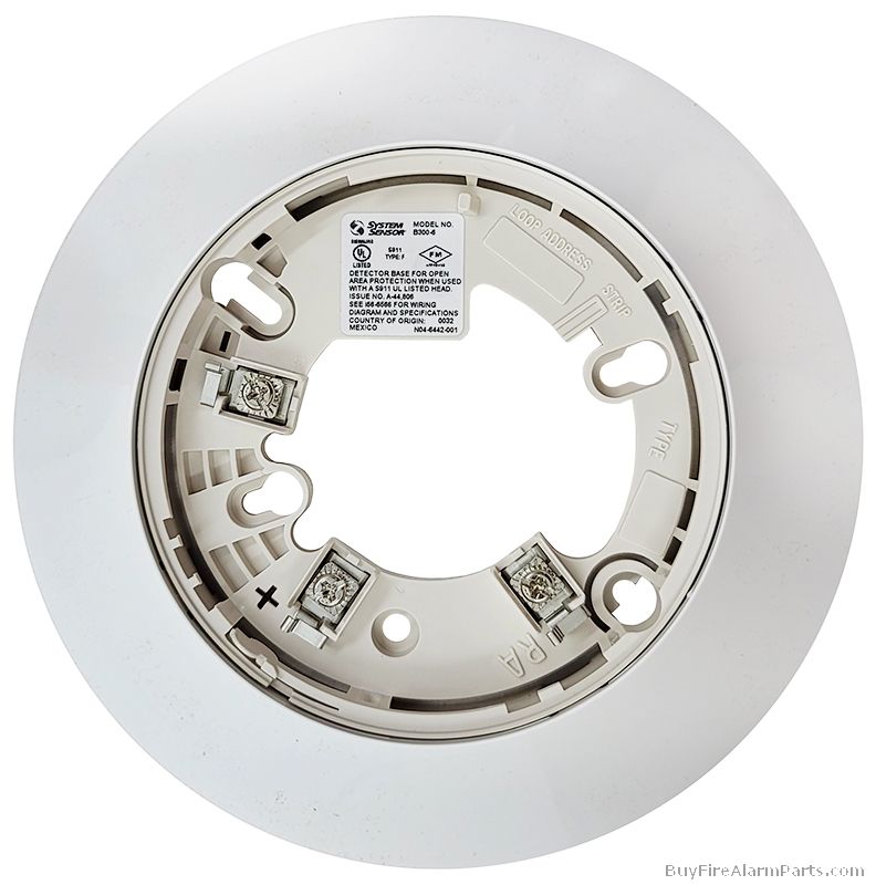 Notifier NH-200R Low-Profile Heat Detector w/ RoR (White)