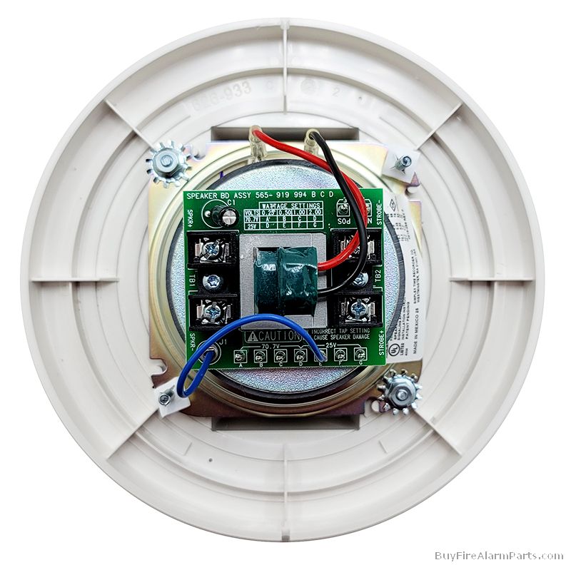 Simplex 4903 9197 Ceiling Mount Speaker Strobe White