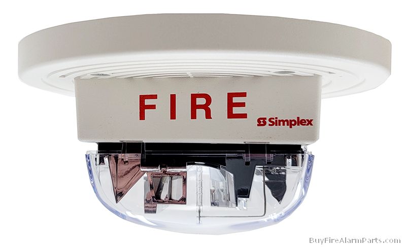Simplex 4903-9197 Ceiling Mount Speaker Strobe (White)