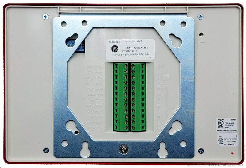 Edwards EST RLCD-CR Remote Annunciator
