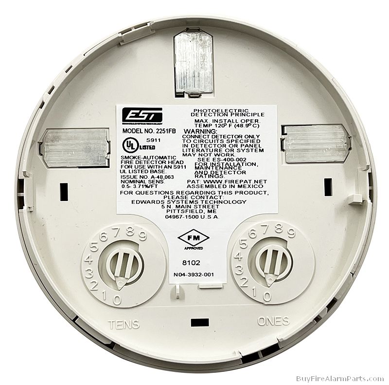Edwards EST 2251FB Smoke Detector