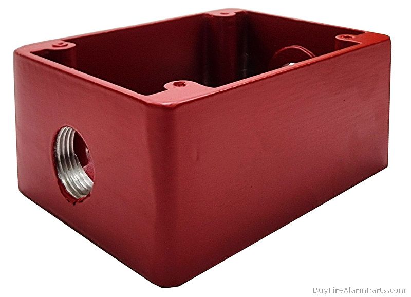 Simplex 2975-9022 Red Surface Mount Box