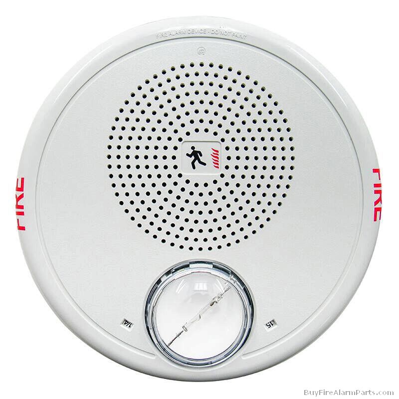 Edwards EST GCHFWF-S7VMC Ceiling Speaker Strobe (White)