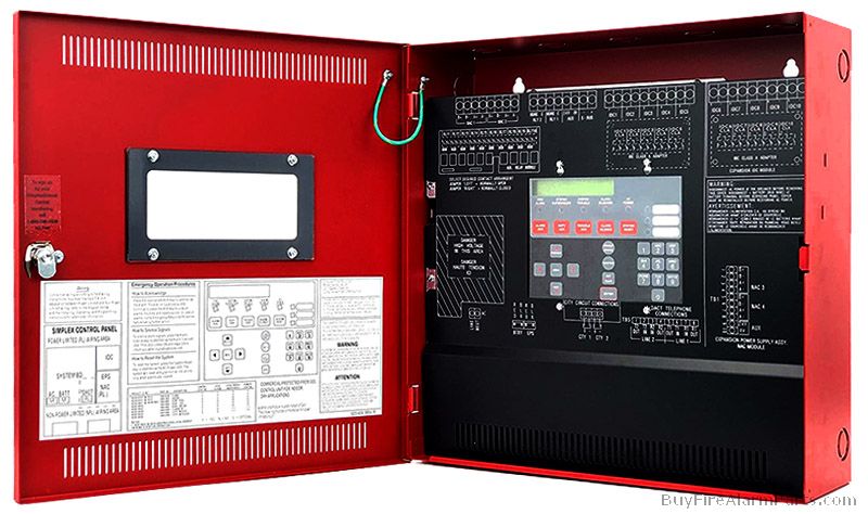 Simplex 4006-9101 LifeAlarm Fire Alarm Control Panel (5-Zone FACP + DACT)