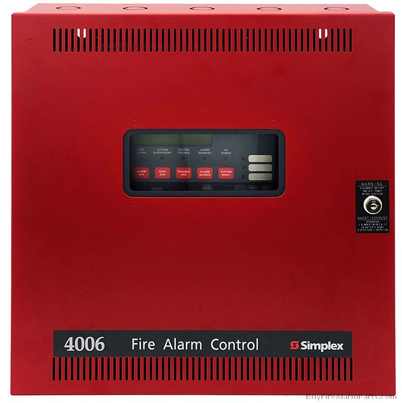 Simplex 4006-9101 LifeAlarm Fire Alarm Control Panel (5-Zone FACP + DACT)
