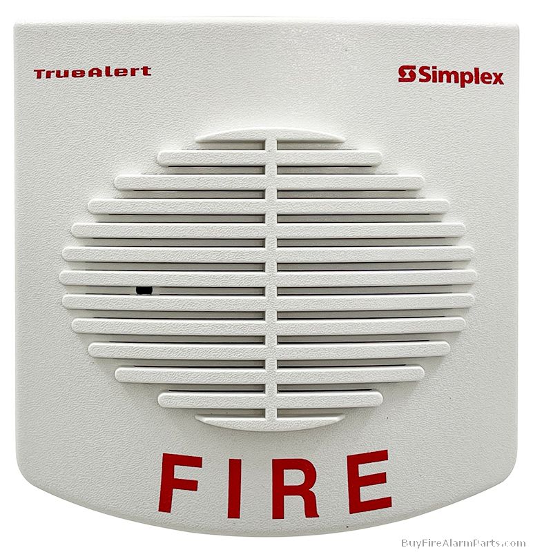 Simplex 4902-9717 TrueAlert Wall Mount Fire Alarm Speaker (White)