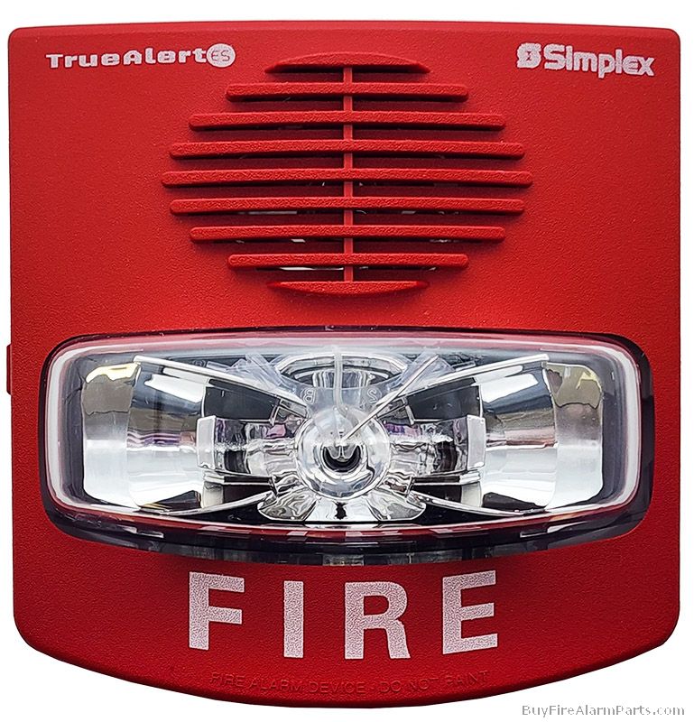 Simplex 49MTV-WRF TrueAlert ES Wall Mount Multi-Tone Addressable Horn ...