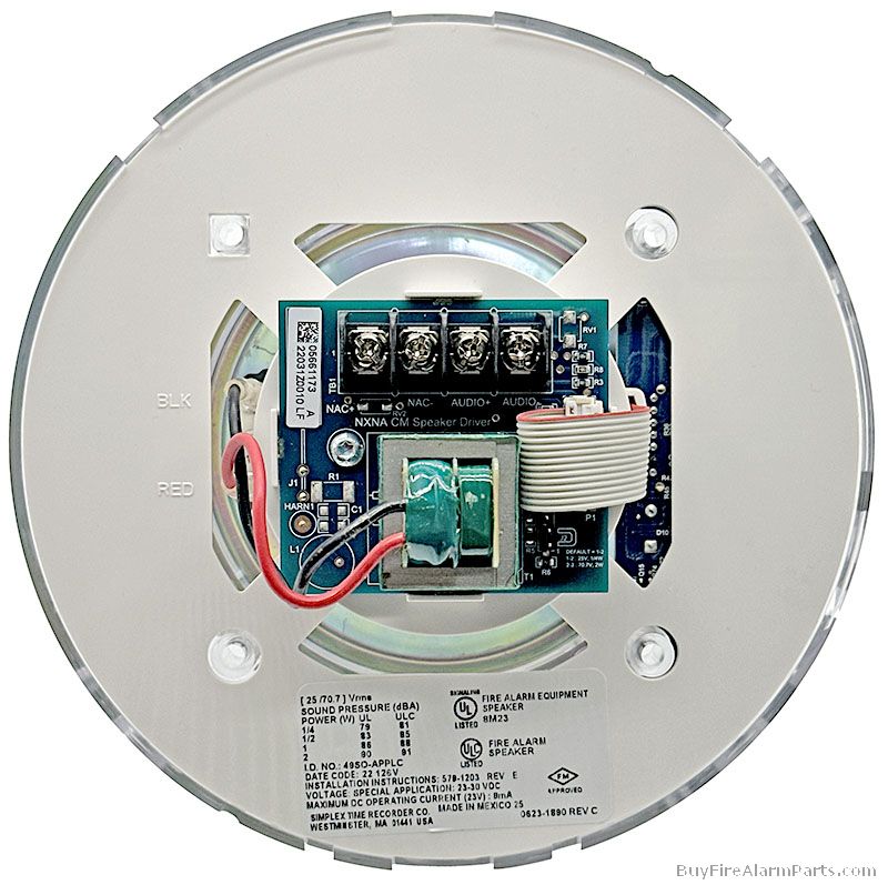 Simplex 49SO-APPLC Ceiling Mount Addressable Speaker