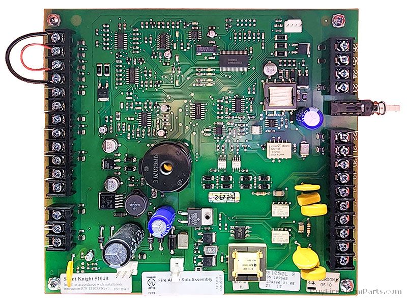 Silent Knight 5104B (6-Zone) Fire Alarm Communicator (with Cabinet)