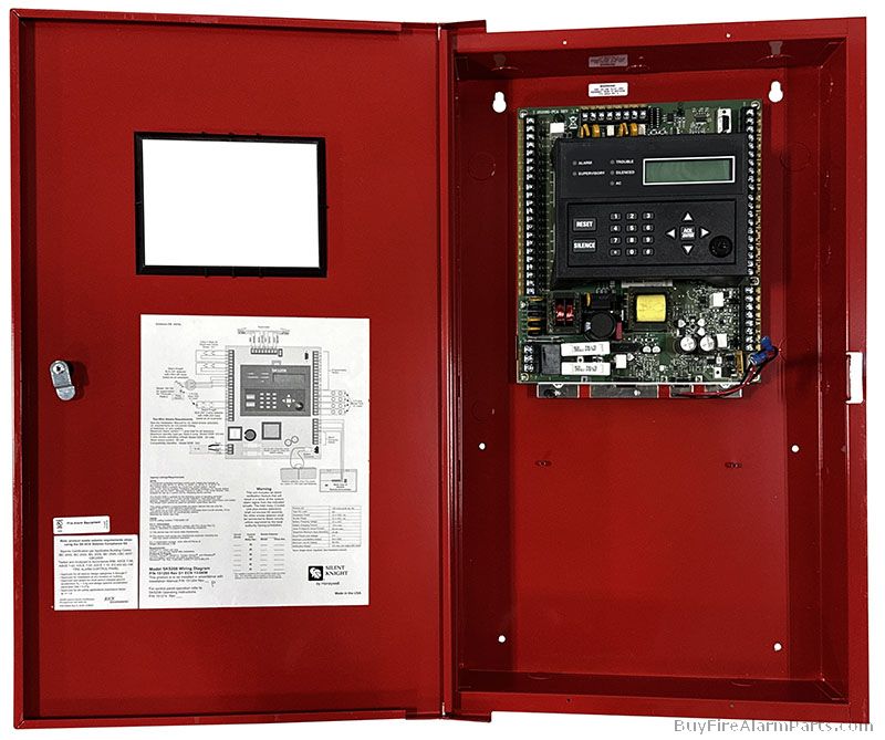 Silent Knight SK-5208 (10-Zone FACP) with Cabinet