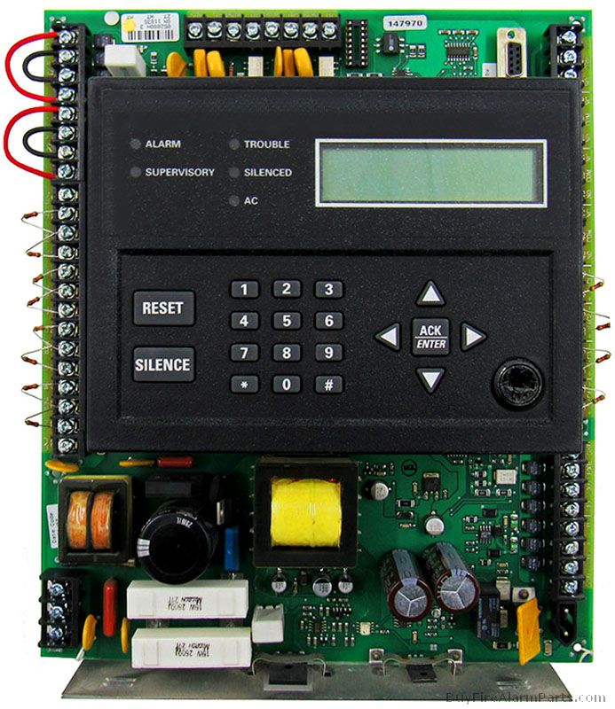 Silent Knight 5208 (10-Zone FACP) Replacement Board With Lock