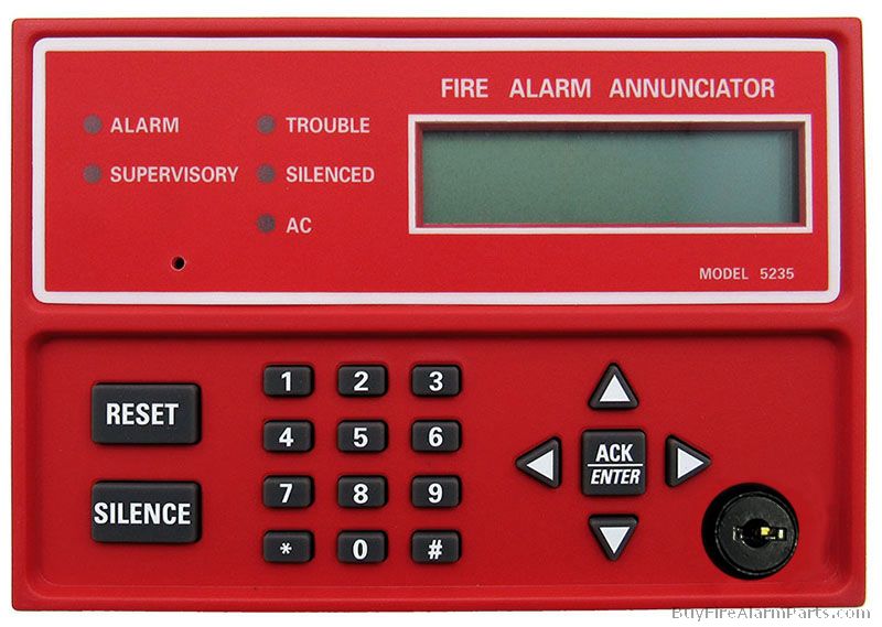 Silent Knight 5235 Remote Annunciator (with lock)