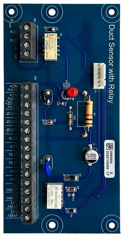 Simplex 565-654 Duct Detector Card