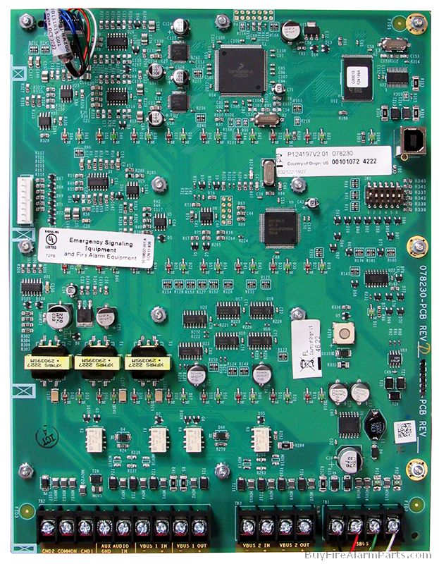 Silent Knight 6820EVS Intelligent FACP with Emergency Voice System