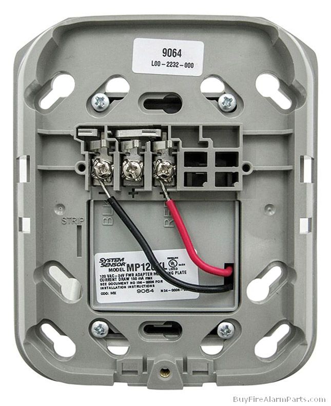 System Sensor MP120KL Mounting Plate