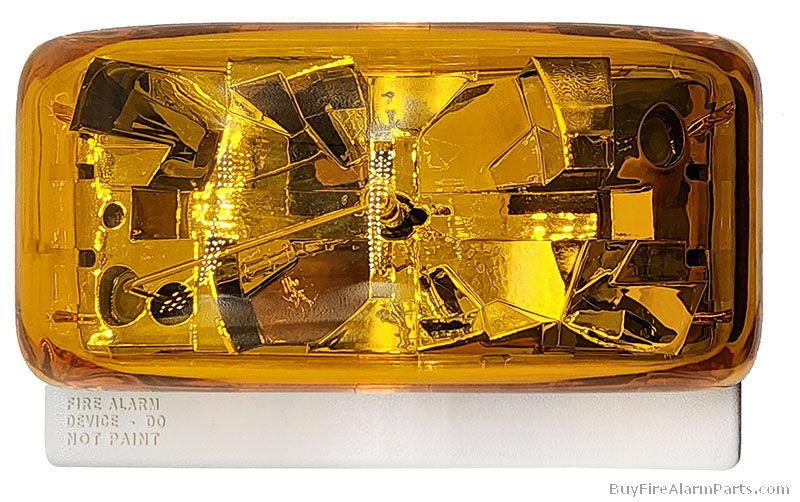 Simplex 4906-9207 Multi-Candela Addressable Strobe with Amber Lens