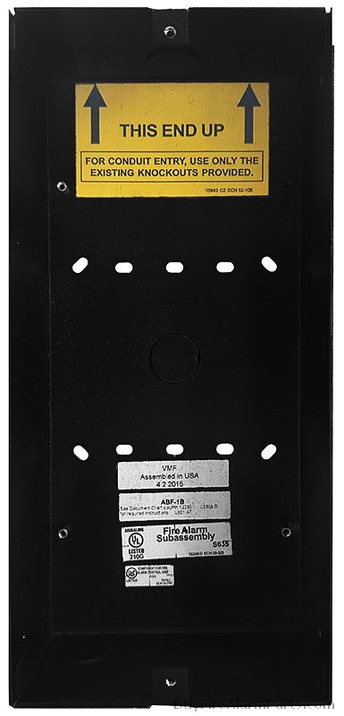 Notifier ABF-1B Annunciator Flush Box (Black)
