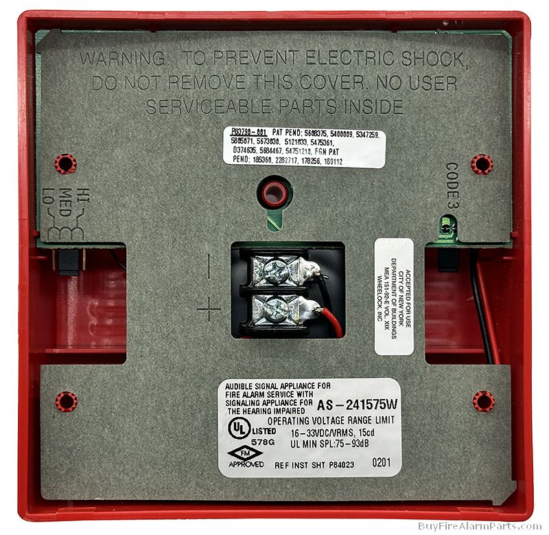 Wheelock AS-241575W-FR