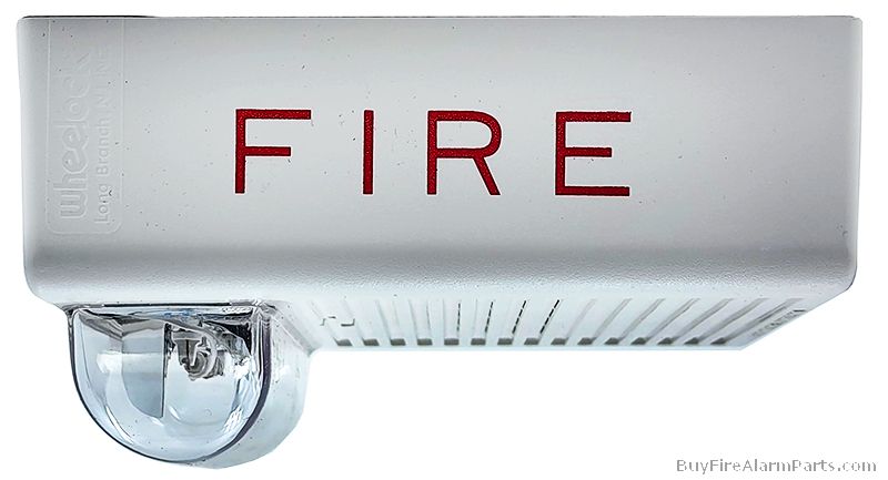 Wheelock ASWP-2475C-FW Ceiling Mount Weatherproof Horn Strobe (White)