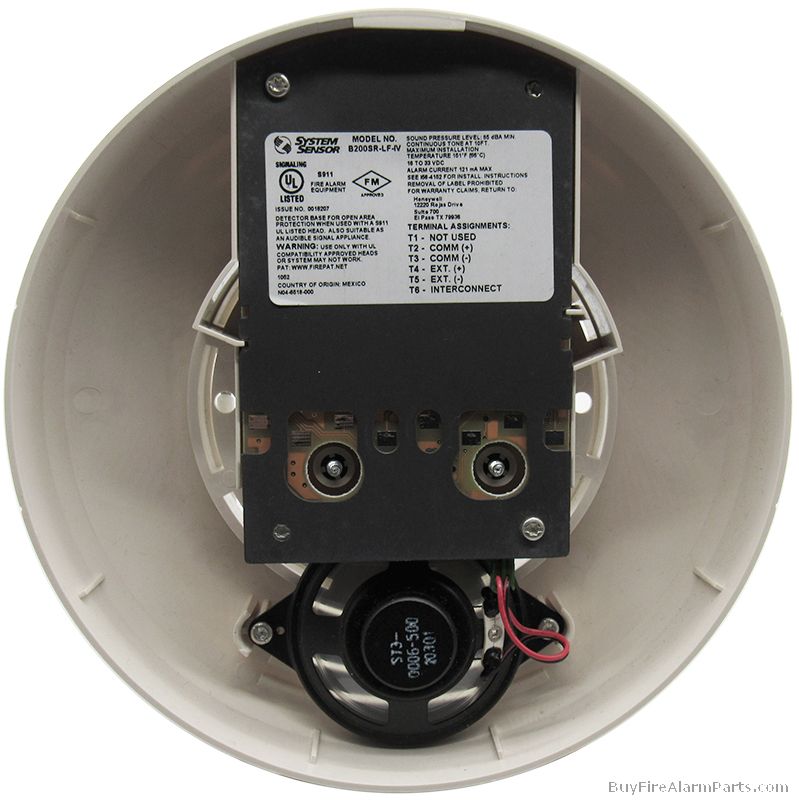 System Sensor B200SR-LF-IV Low Frequency Sounder Base (Ivory)