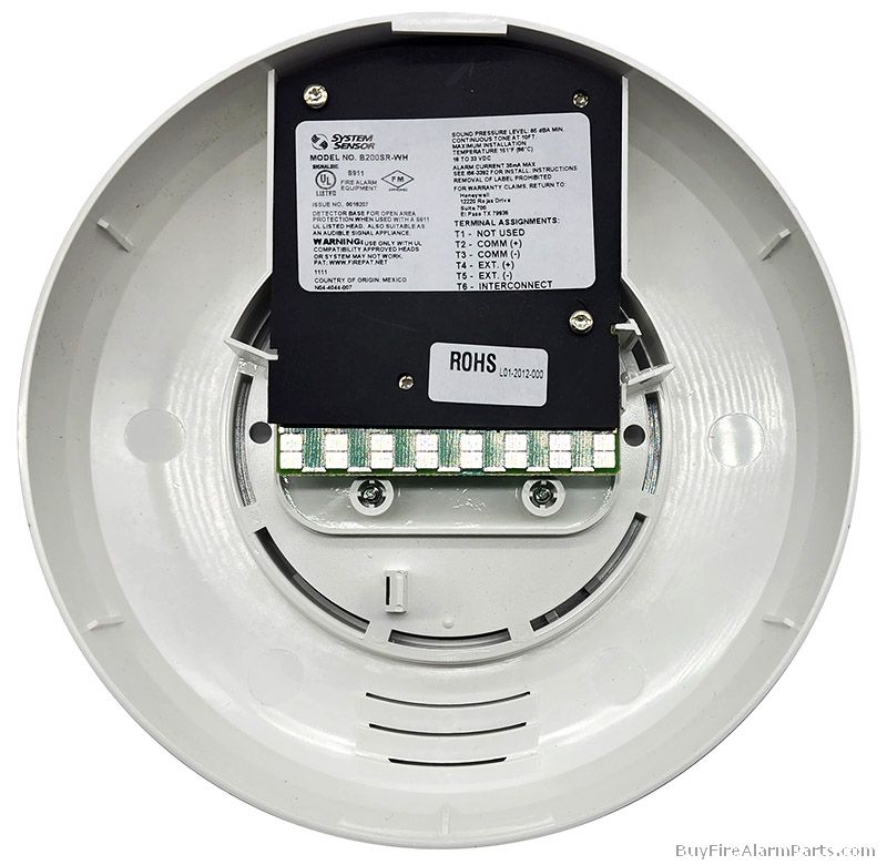 System Sensor B200SR-WH Intelligent Sounder Base (White)