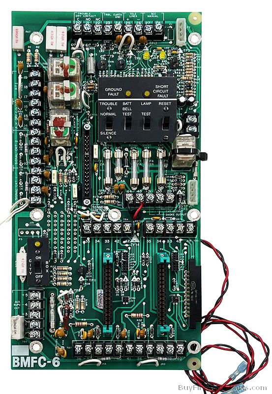 Gamewell FCI BMFC-6 Basic Master Fire Card for FC-72 (FACP)