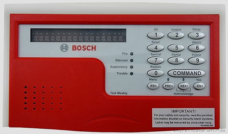 Bosch D1255RB Flourescent Keypad / Annunciator