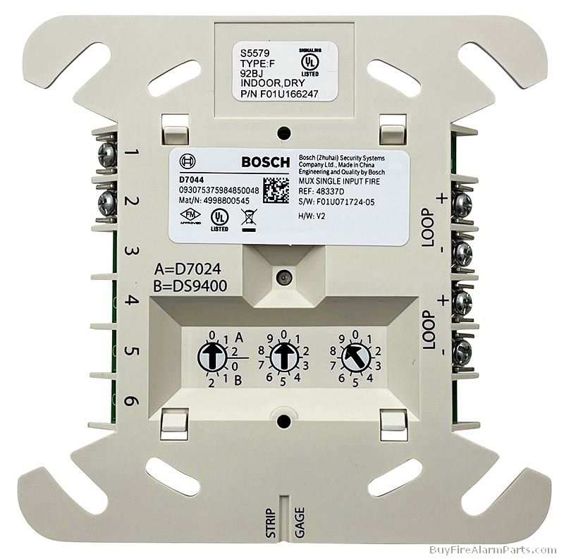 Bosch D7044 Multiplex Single input Module