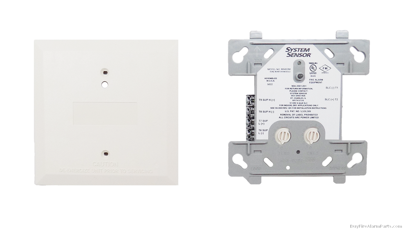 System Sensor M500DM Dual Input Monitor Module