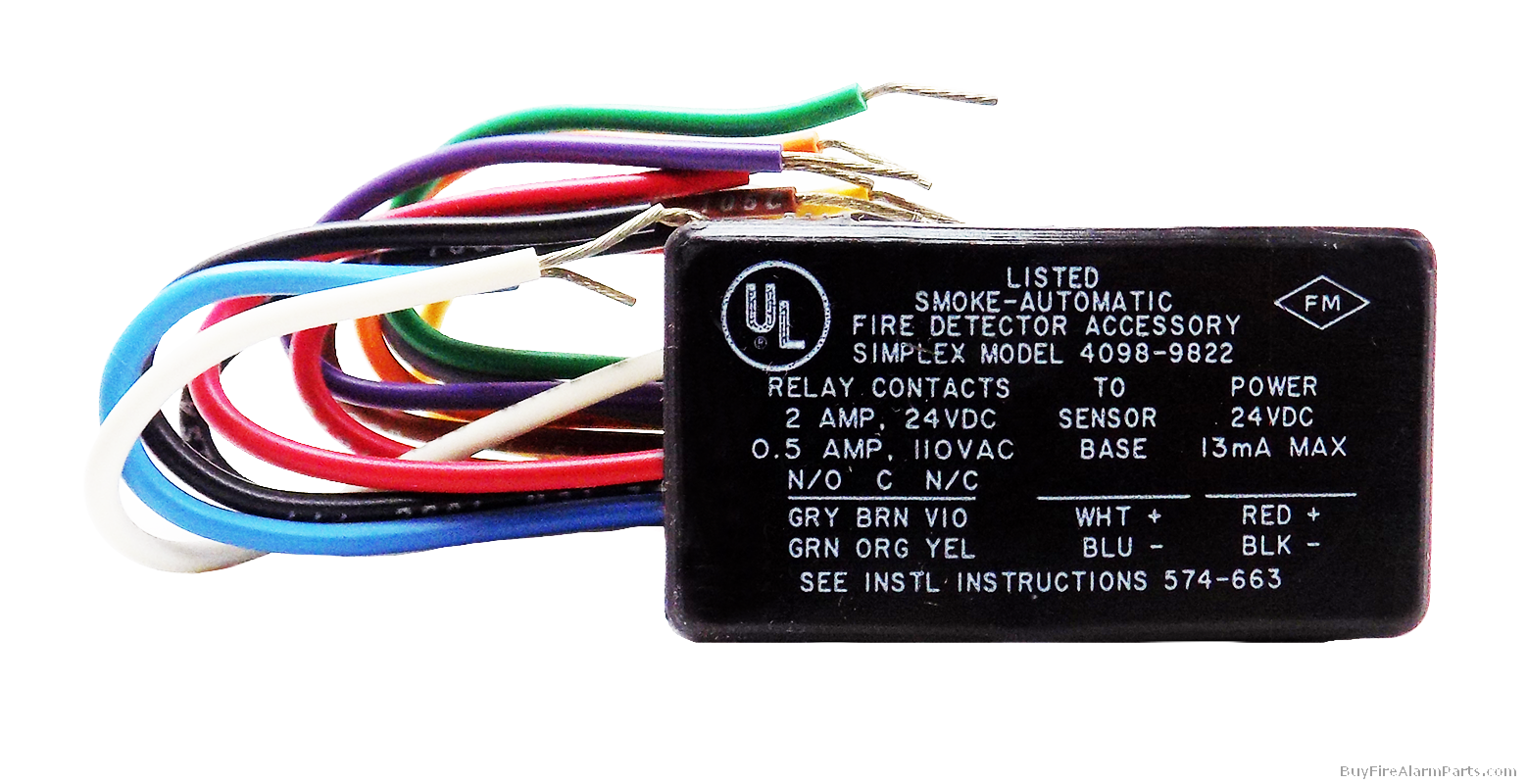 Simplex 4098-9822 Unsupervised Relay Module