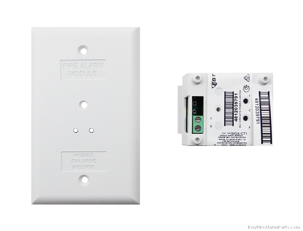 Edwards EST SIGA-CT1 Single Input Module