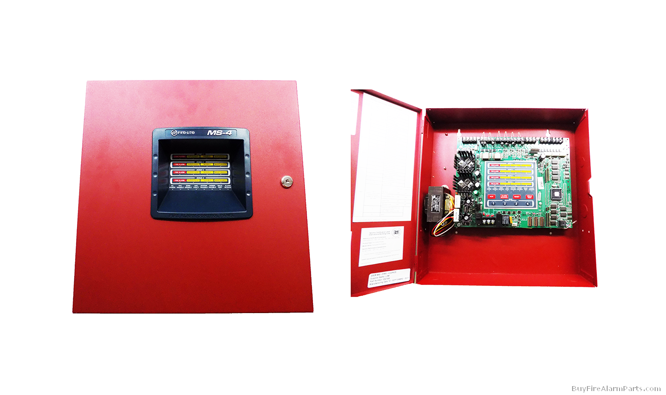 Silent Knight SK-4 (4-Zone FACP) with Cabinet