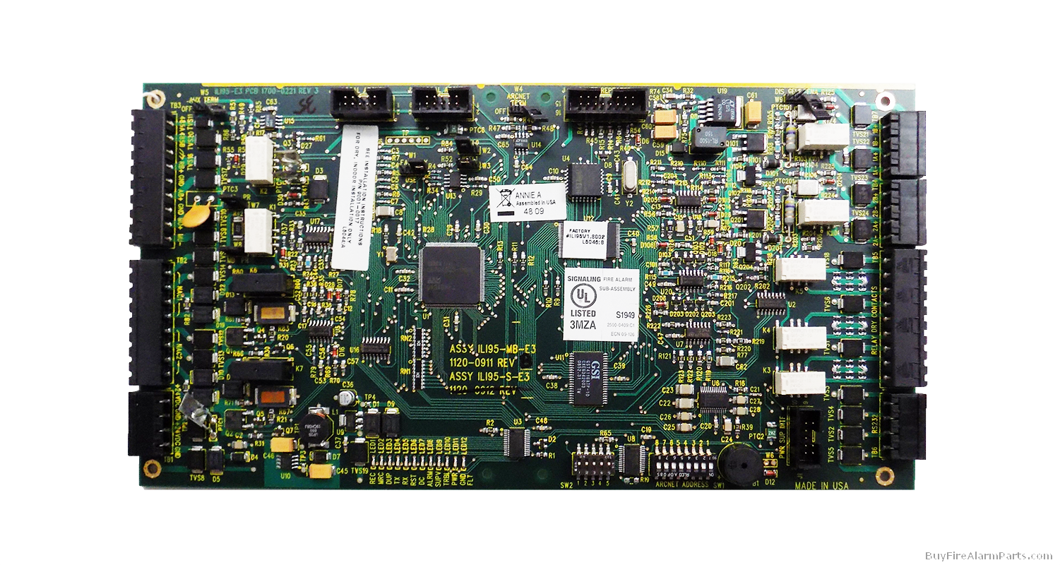 Gamewell FCI ILI95-MB-E3 Intelligent Loop Interface Main Board