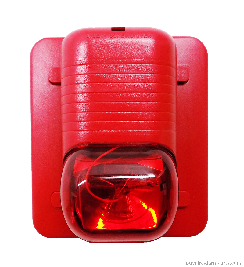 System Sensor S2475RLP SpectrAlert Colored (Red) Lens Strobe
